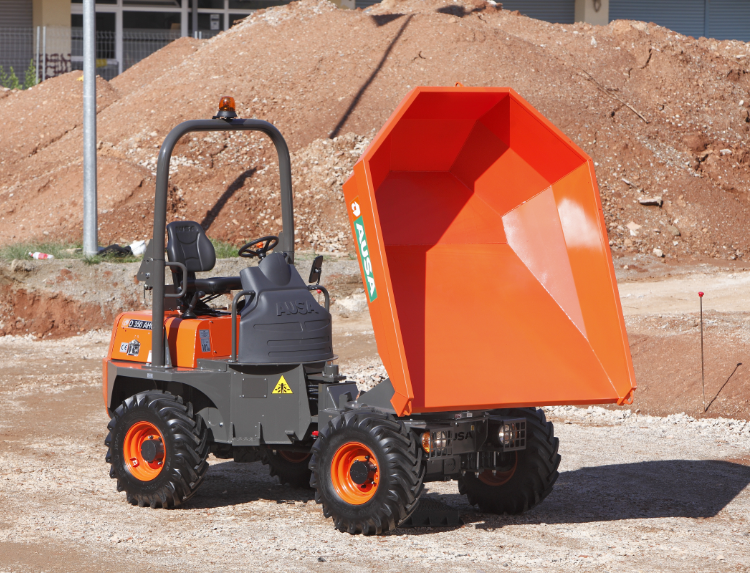 AUSA D350AHG 3.5T Swivel Skip Dumper - STUBBINGS BROS LTD